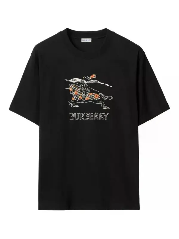 Burberry Equestrian Knight Cotton T-shirt
