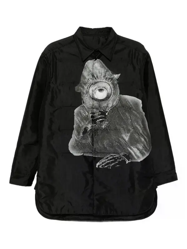 Yohji Yamamoto Printed Shirt Jacket