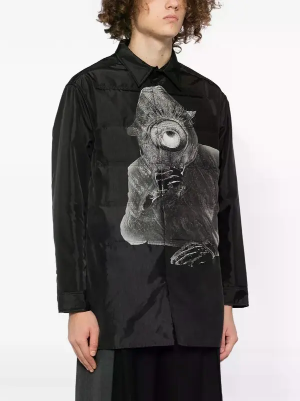Yohji Yamamoto Printed Shirt Jacket