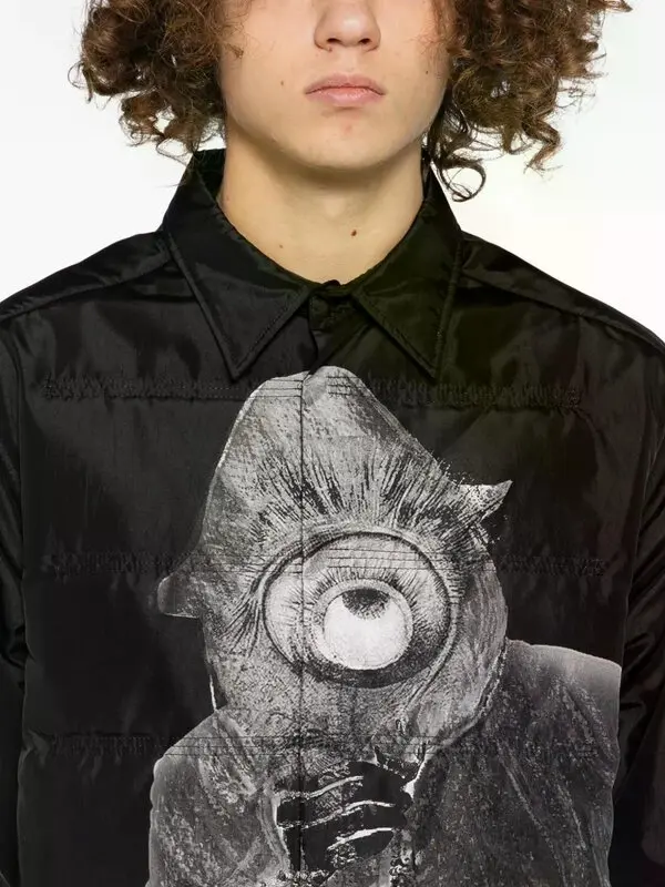 Yohji Yamamoto Printed Shirt Jacket