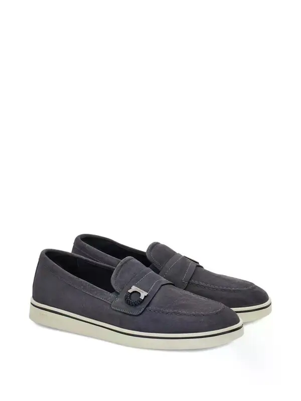 FERRAGAMO Metal-detail Loafers