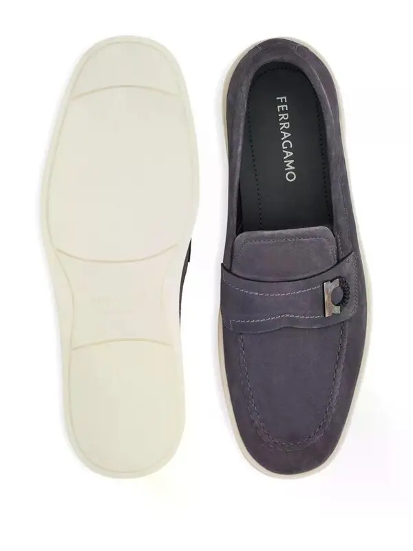 FERRAGAMO Metal-detail Loafers