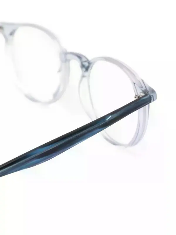 Barton Perreira Norton Round Frame Eyeglasses - White