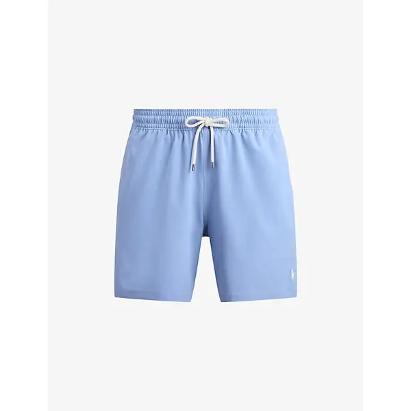 Polo Ralph Lauren Traveler Mid Swim Shorts - Harbor Island Blu Wht