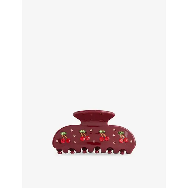 EMI JAY Sweetheart Acetate Claw Hair Clip - Bordeaux Cherry Pie
