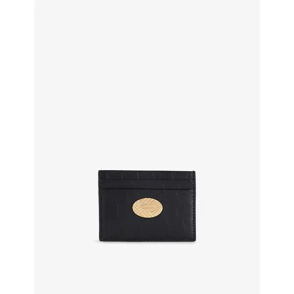 Burberry Cotswolds Leather Card Case - Black