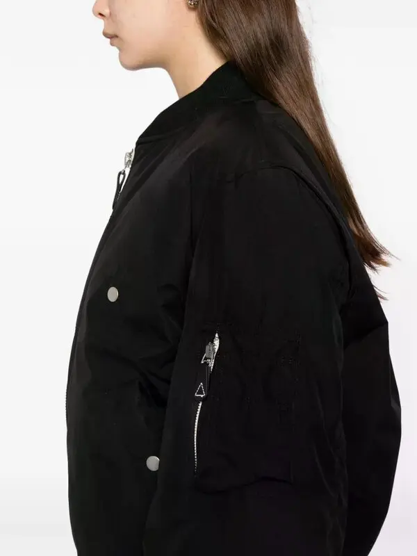 PHENIX Padded Bomber Jacket - Black