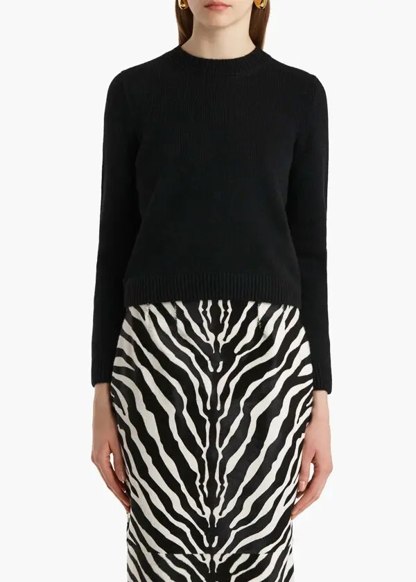 Khaite Leta Cashmere Pullover - Black