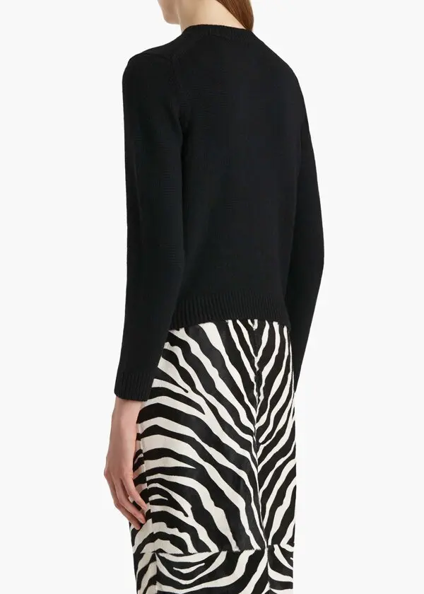 Khaite Leta Cashmere Pullover - Black