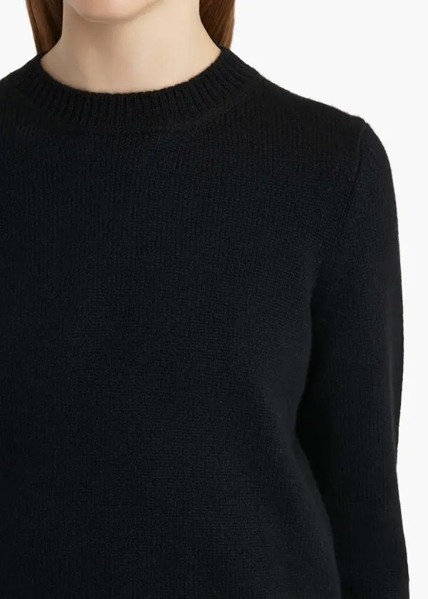 Khaite Leta Cashmere Pullover - Black