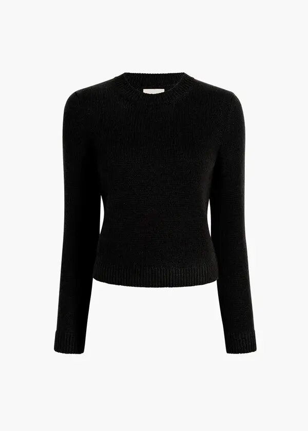 Khaite Leta Cashmere Pullover - Black