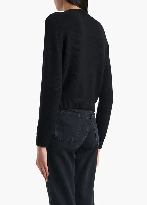 Khaite Leta Cashmere Pullover - Black