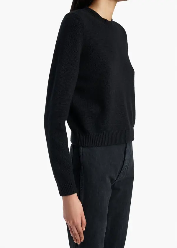 Khaite Leta Cashmere Pullover - Black
