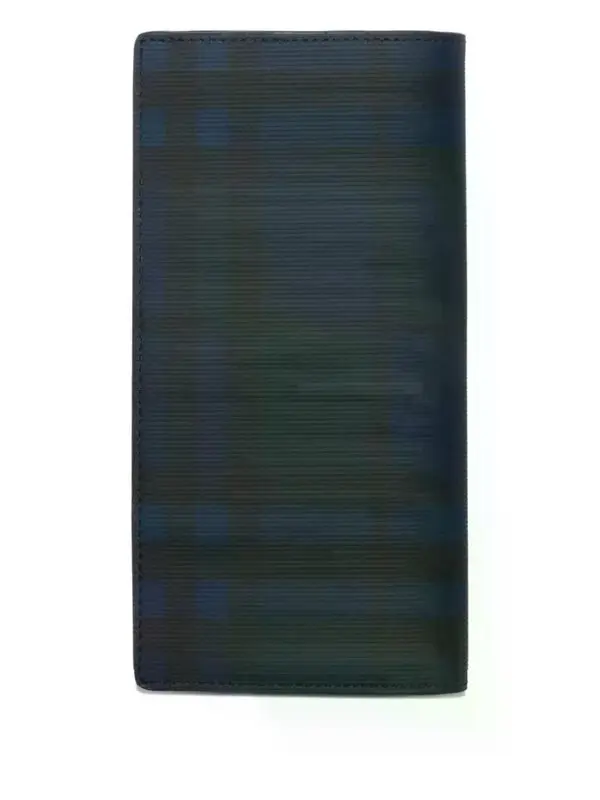 Burberry Check Logo-plaque Wallet