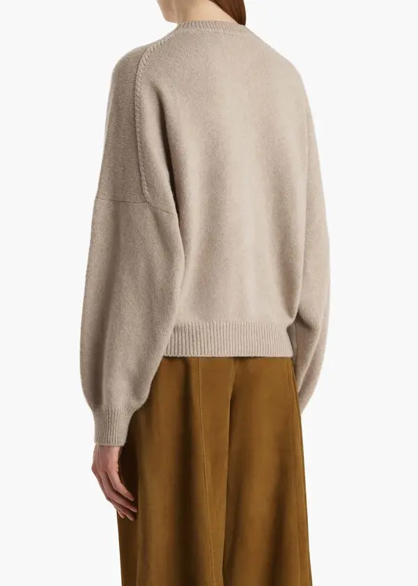 Khaite Margaux Pullover - Putty