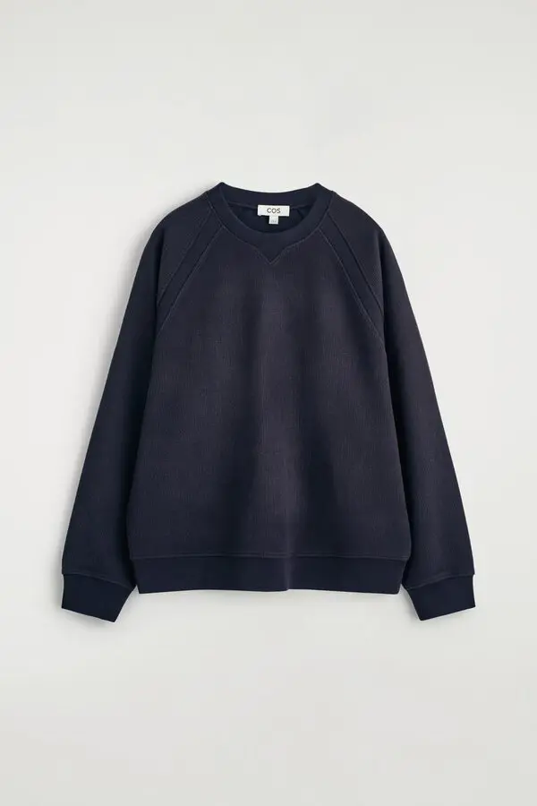 Cos Corduroy-jersey Sweatshirt