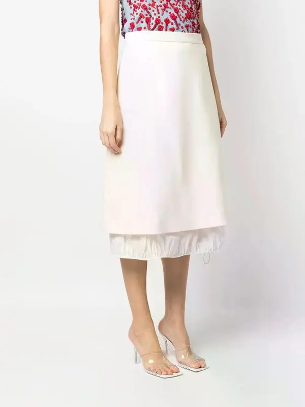 Tory Burch Double-faced Wool Midi Skirt