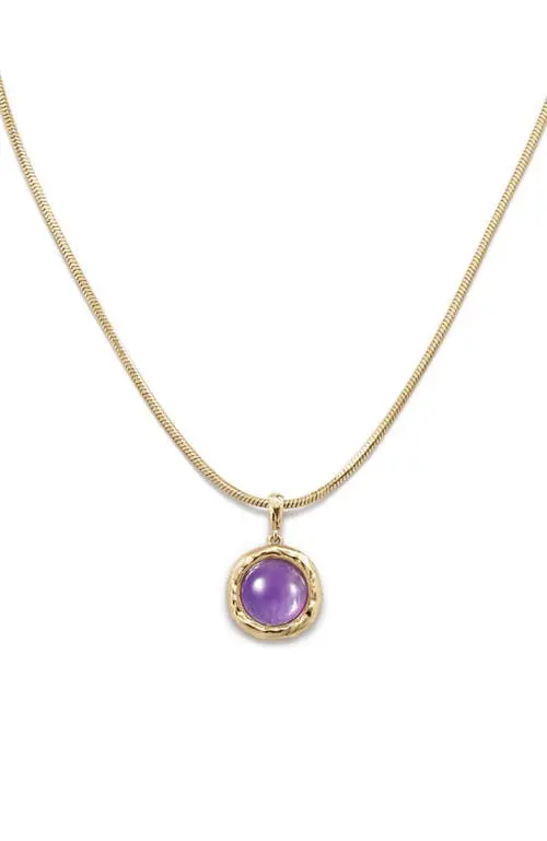 RC RETRO CHIC Aeolian Whispers Pendant Necklace - Gold & Purple