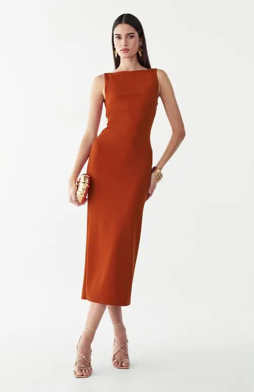 BWLDR Shian Midi Dress - Copper