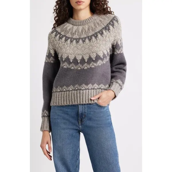 525 America Fair Isle Raglan Sweater