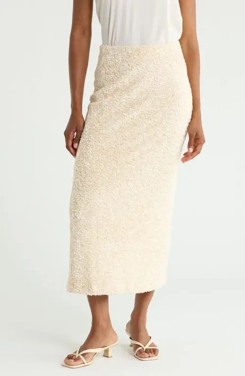 Vince Sequin Velvet Column Skirt - Bona