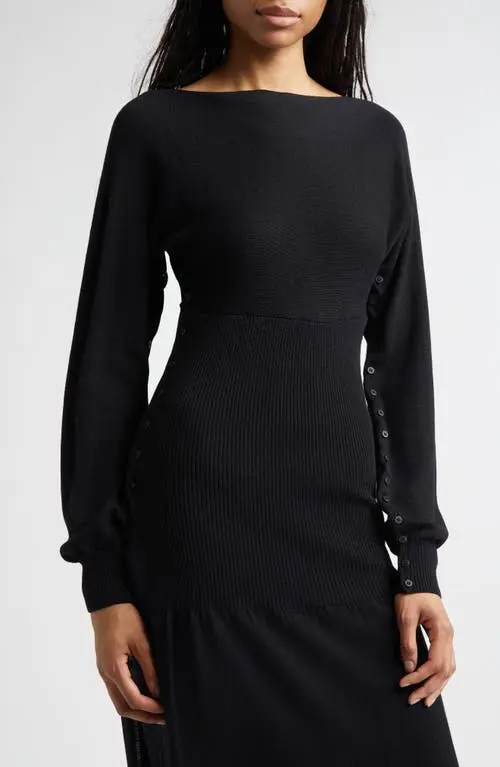 Paloma Wool Fa Cutout Merino Wool Sweater Dress