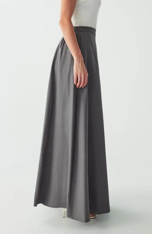 WILLA Isla Maxi Skirt - Charcoal