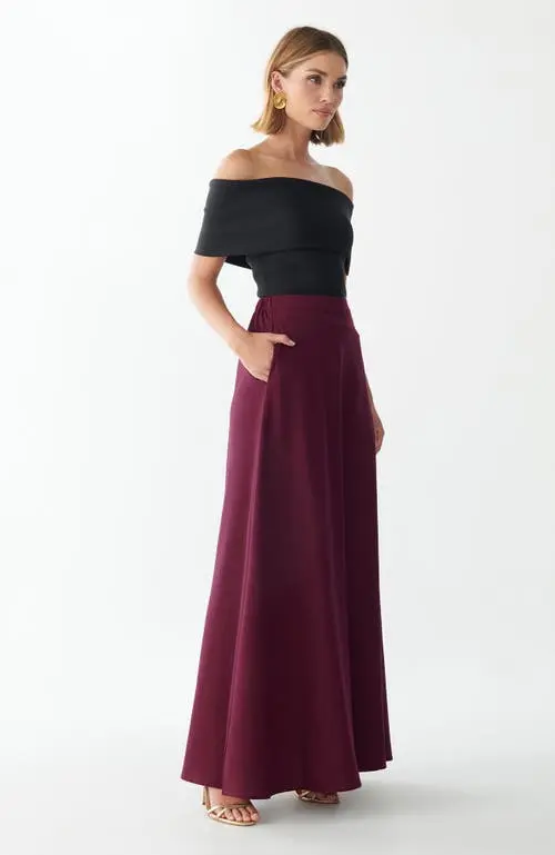 WILLA Isla Maxi Skirt - Plum