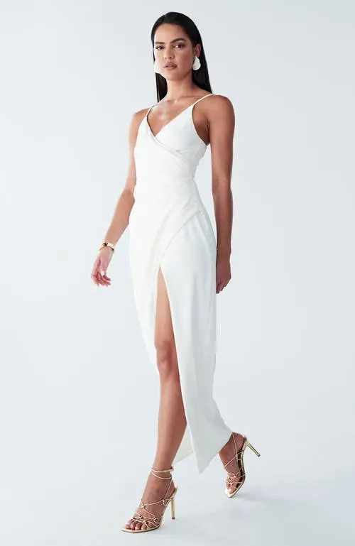BWLDR Morley Midi Dress - White