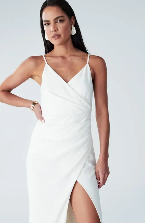 BWLDR Morley Midi Dress - White