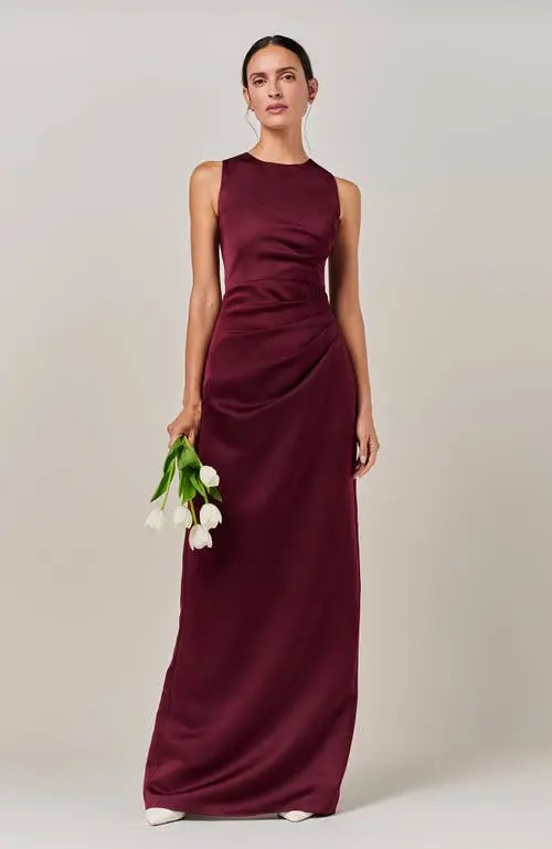 BWLDR Estrella Gown - Burgundy