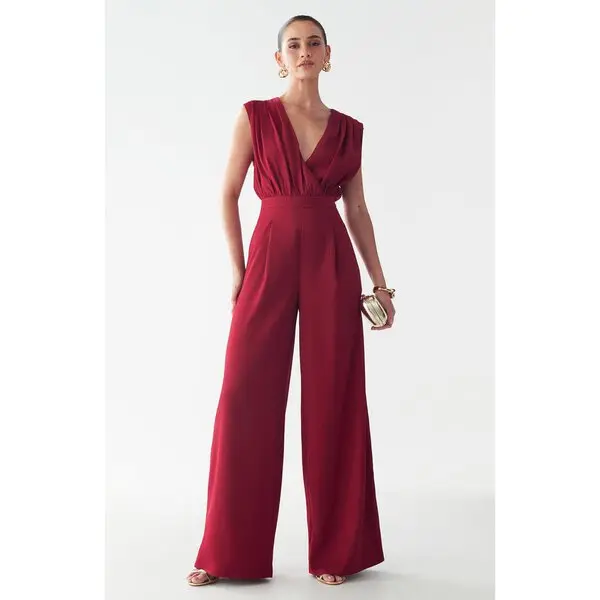 BWLDR Elan Jumpsuit - Chili Pepper