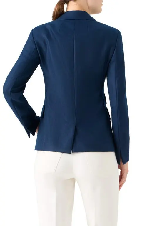 Akris Hans Herringbone Cashmere Blazer