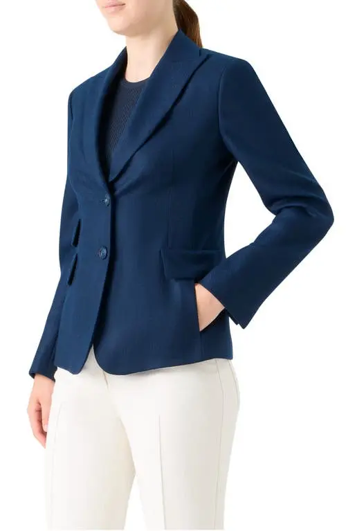 Akris Hans Herringbone Cashmere Blazer