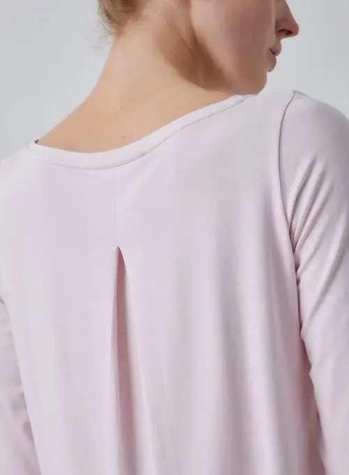 Majestic Filatures 3/4 Sleeve Crewneck Top
