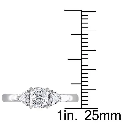 JULIANNA B. Diamond Three-stone Ring 14k