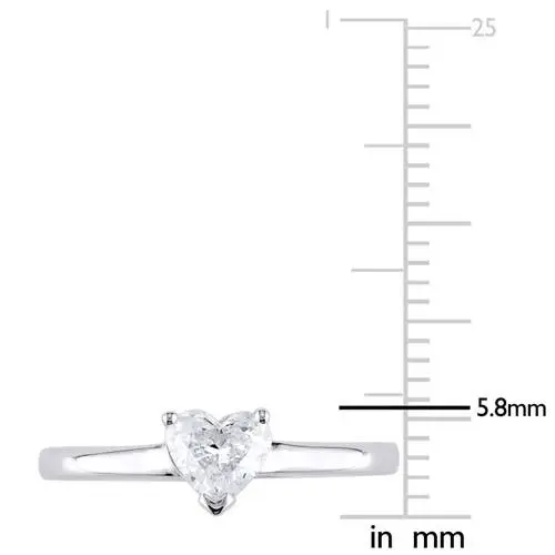 JULIANNA B. Diamond Heart Solitaire Ring