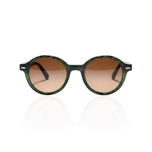 TRIBAL ËYËS Round 48mm Sunglasses - Green