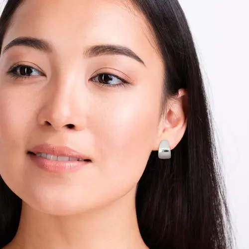 JULIANNA B. 21mm Semi Hoop Earrings