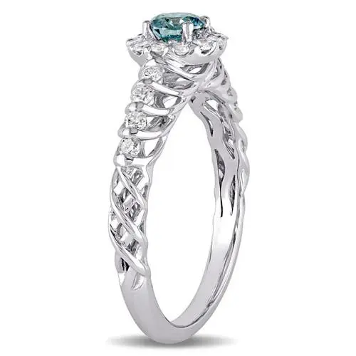 JULIANNA B. Halo Ring 14k