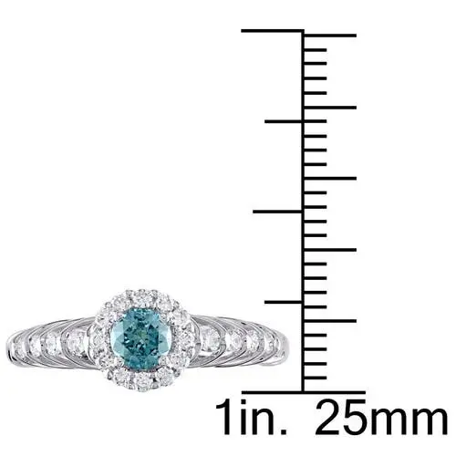 JULIANNA B. Halo Ring 14k