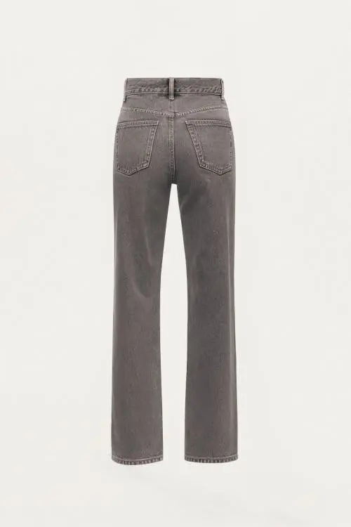 NOCTURNE Washed Straight-leg Jeans