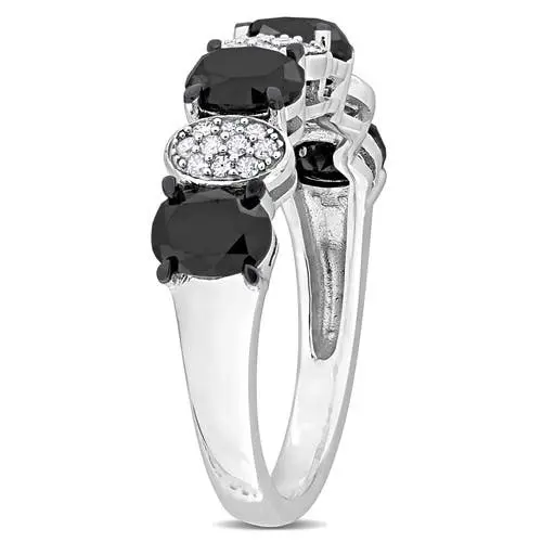 JULIANNA B. 10k White Gold Band Ring