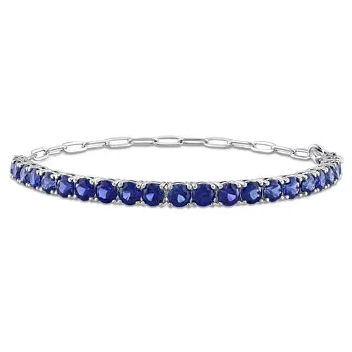 JULIANNA B. Cubic Zirconia Tennis Bracelet - Blue Cz