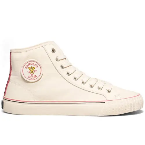 P.F. FLYERS Center High-top Sneakers - Antique White
