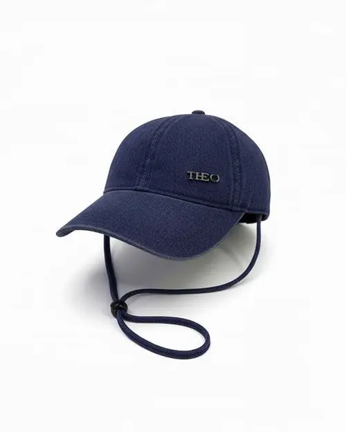 THEO THE LABEL Demeter Petasos Messenger Cap - Denim