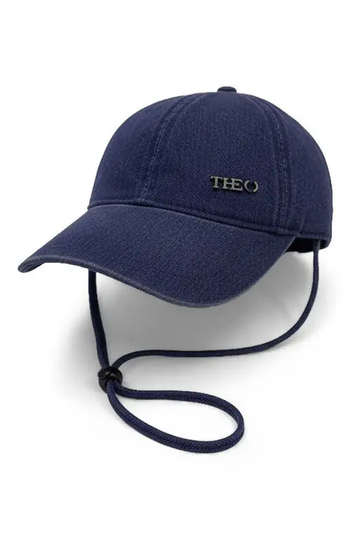 THEO THE LABEL Demeter Petasos Messenger Cap - Denim