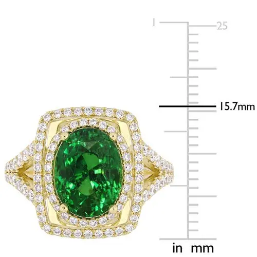 JULIANNA B. Diamond & Split Shank Halo Cocktail Ring