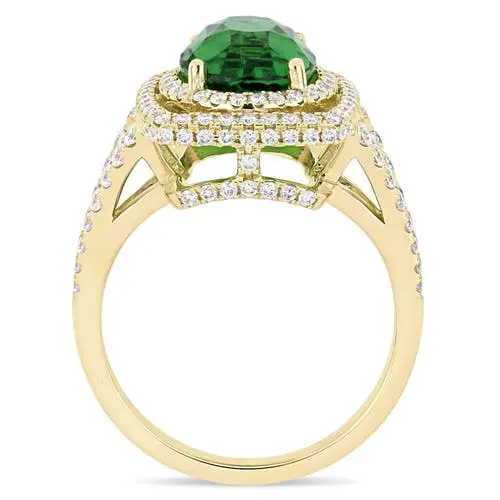 JULIANNA B. Diamond & Split Shank Halo Cocktail Ring