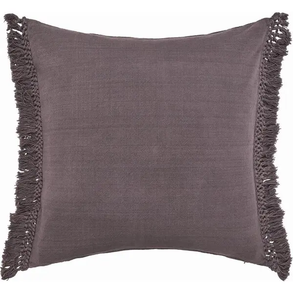 ELISABETH YORK Lavato Fig Cotton Blend Pillow Sham 26" X 26" - Purple